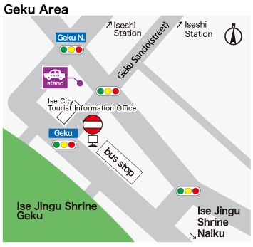 Bus Routes To Naiku Shrine From Ise City Train Stations｜Traveling ...